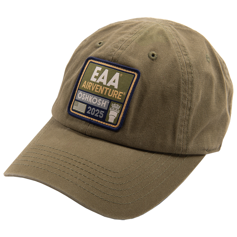 EAA AirVenture Oshkosh 2025 Tower Unstructured Cap – Shop EAA Merchandise
