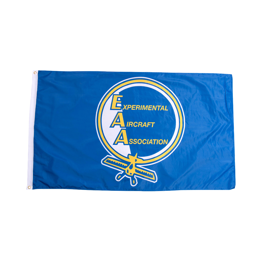 EAA Heritage Logo 3' x 5' Double Sided Flag – Shop EAA Merchandise