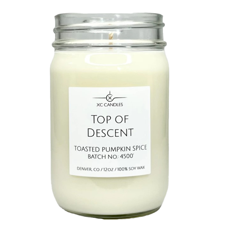 Top of Descent Candle — Toasted Pumpkin Spice – Shop EAA Merchandise