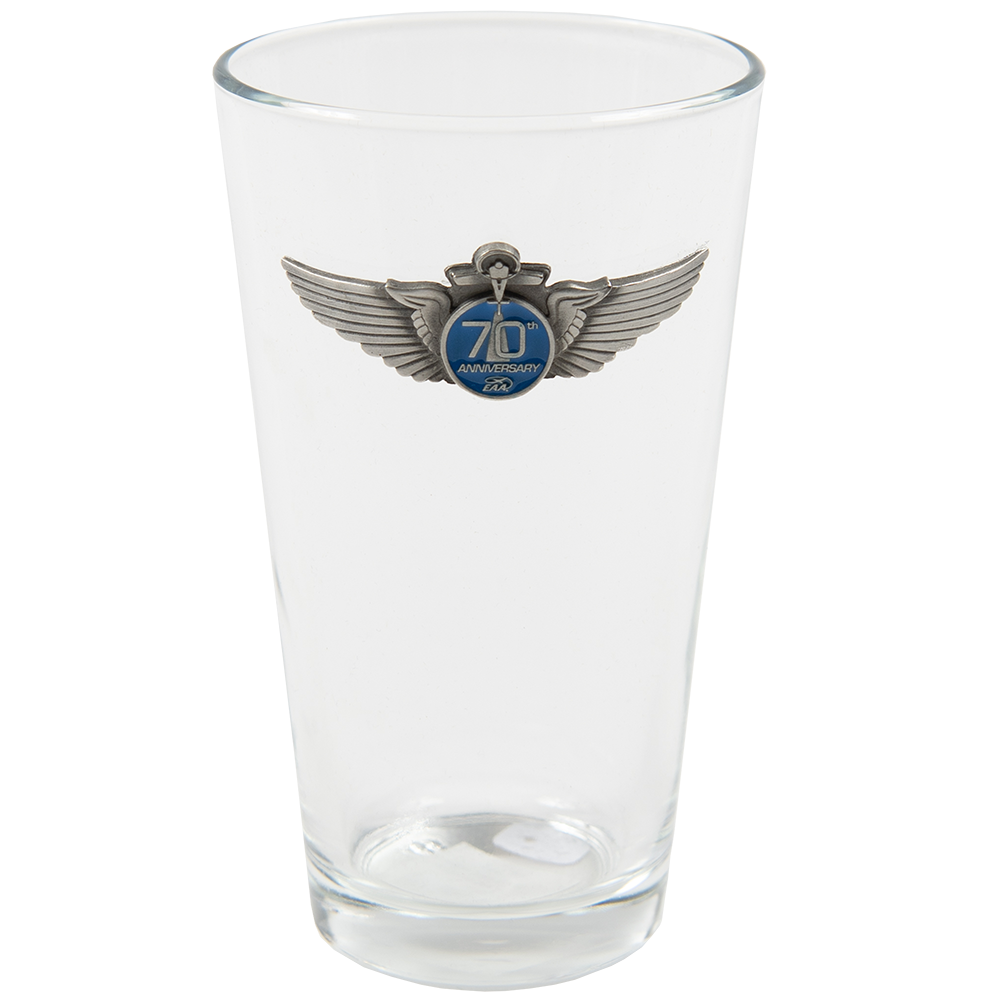 EAA 70th Anniversary Pewter Pint Glass, 16oz – Shop EAA Merchandise