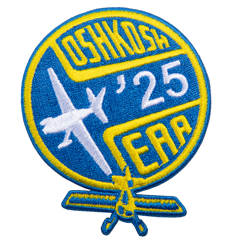 EAA AirVenture Oshkosh 2025 Heritage Flightline Patch – Shop EAA Merchandise