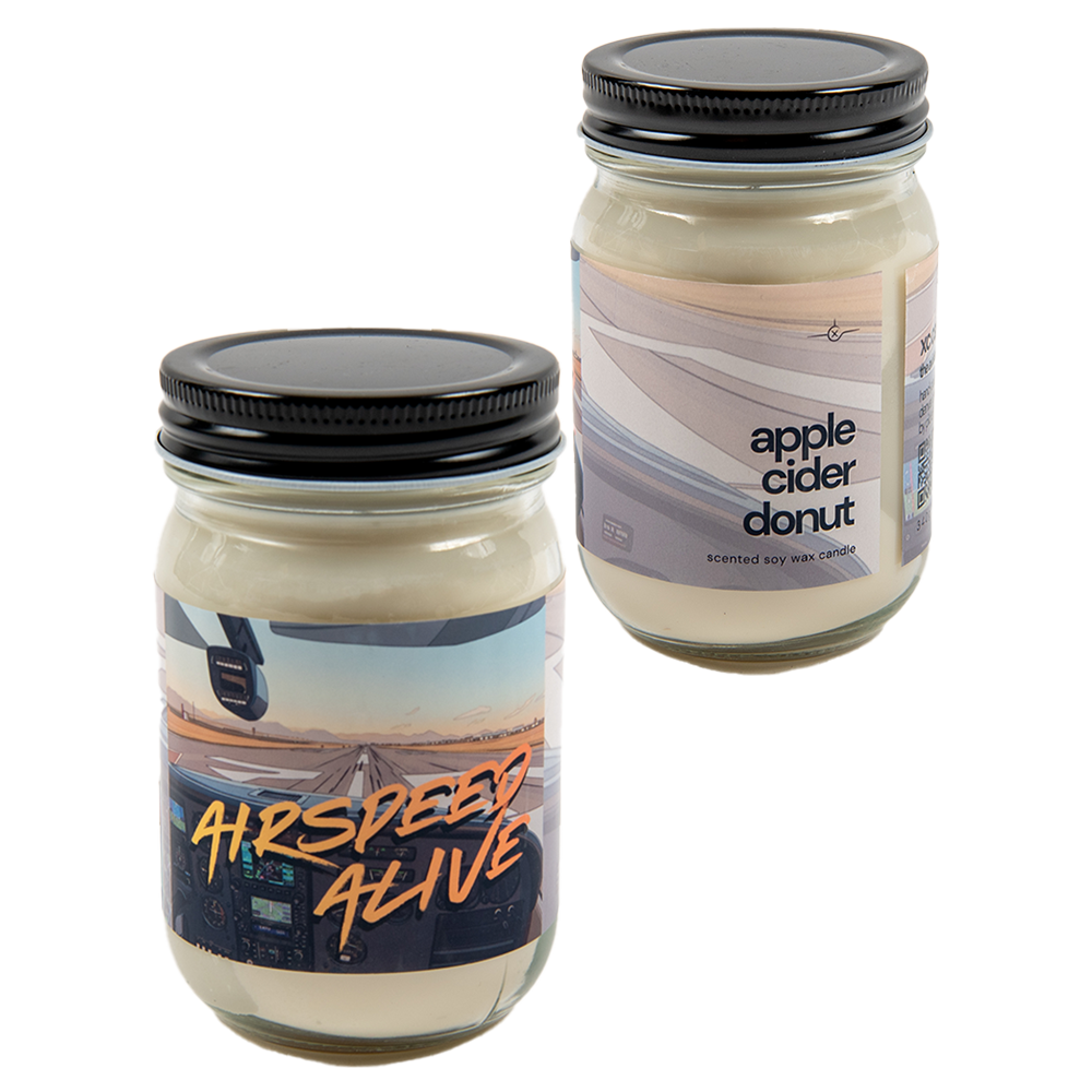 Airspeed Alive Candle — Apple Cider Donut – Shop EAA Merchandise