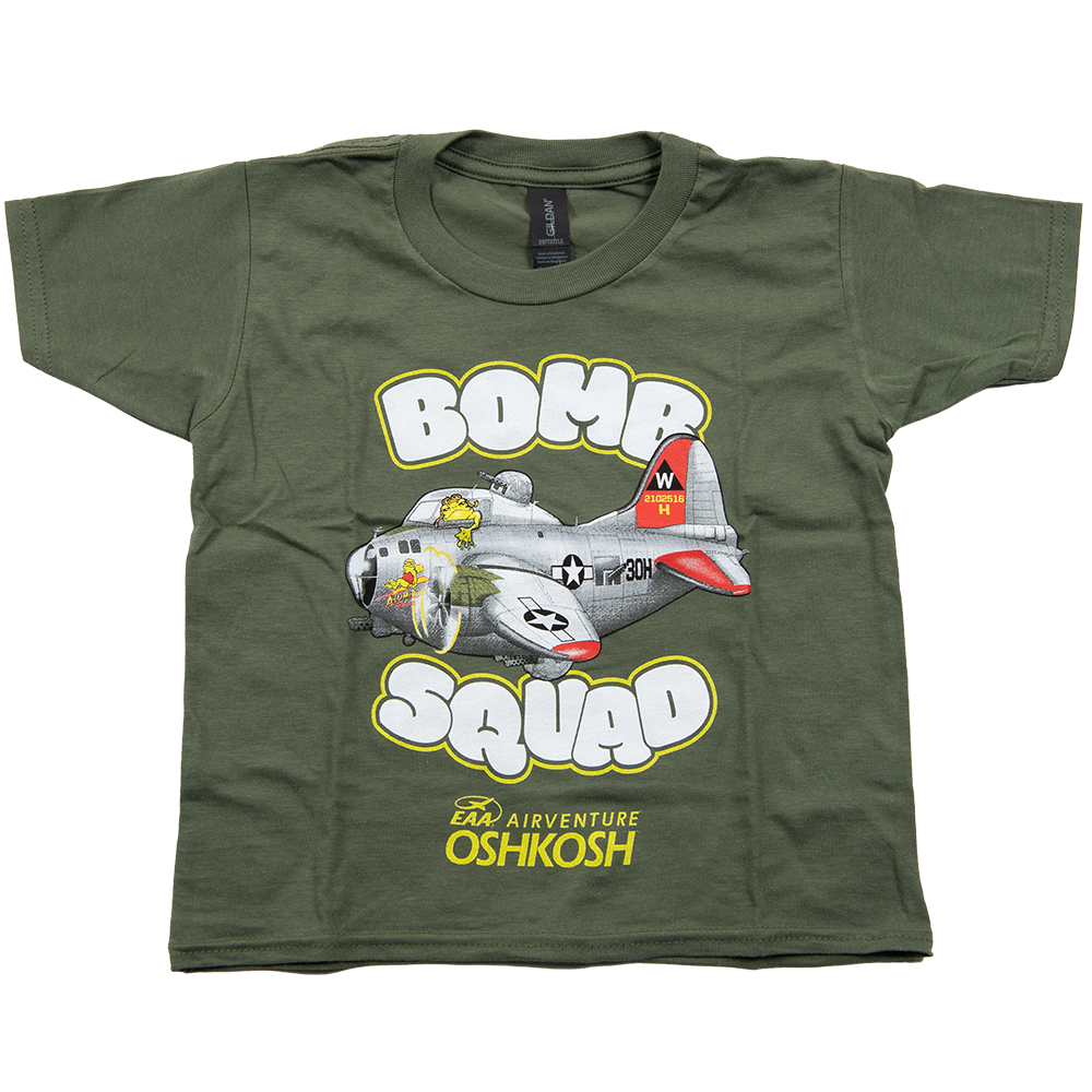 EAA Youth Bomb Squad T-Shirt, Green – Shop EAA Merchandise