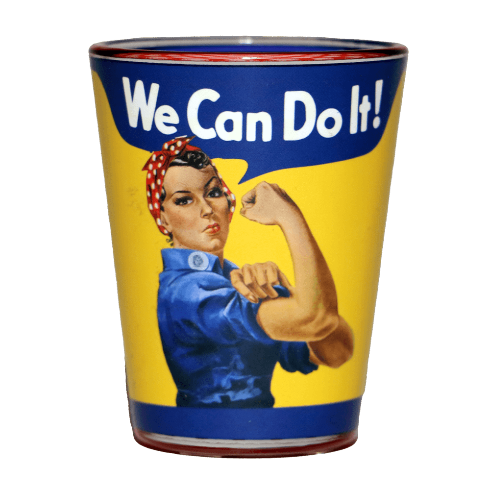 Shot Glass Rosie the Riveter- WB – Shop EAA Merchandise