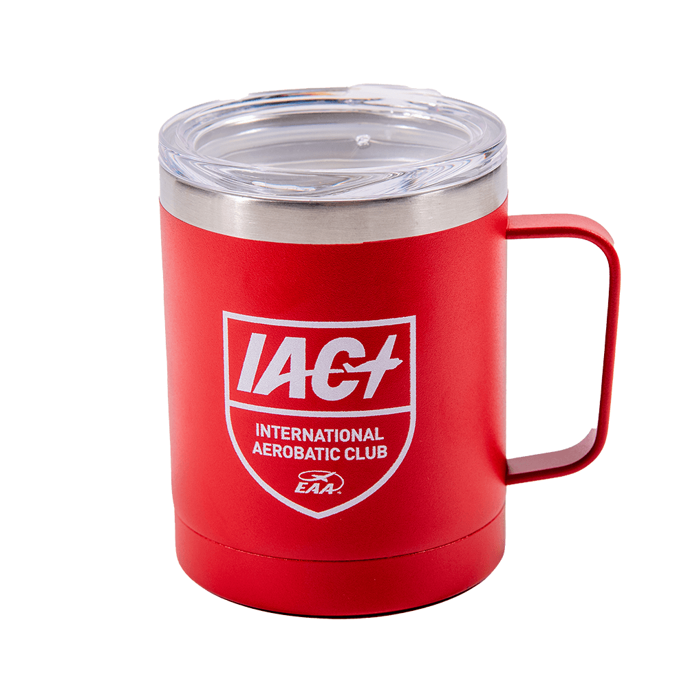 Mug Red IAC Shield Logo – Shop EAA Merchandise