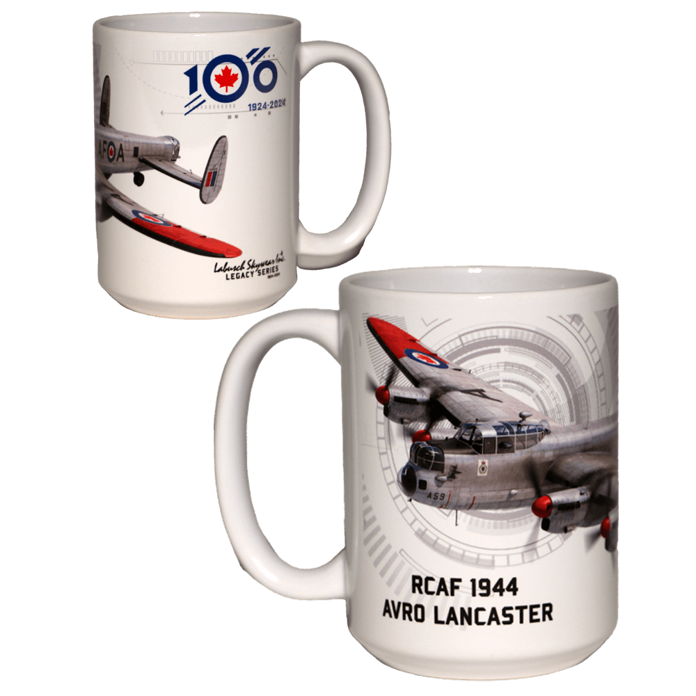 Mug RCAF Centennial Avro Lancaster Ceramic-WB – Shop EAA Merchandise