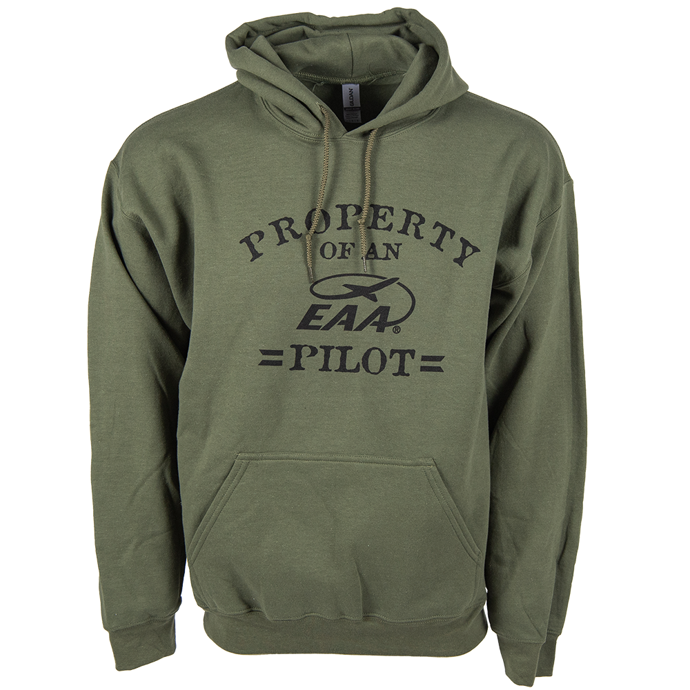 EAA Property of a Pilot Hoodie – Shop EAA Merchandise