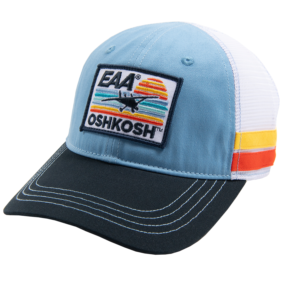 EAA Oshkosh Multi-Stripes Cap, Blue – Shop EAA Merchandise