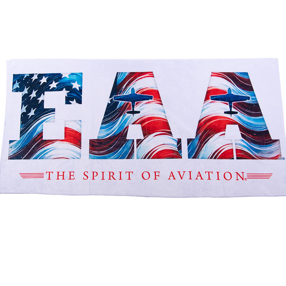 Beach Towel EAA Patriotic, 30" x 60" – Shop EAA Merchandise