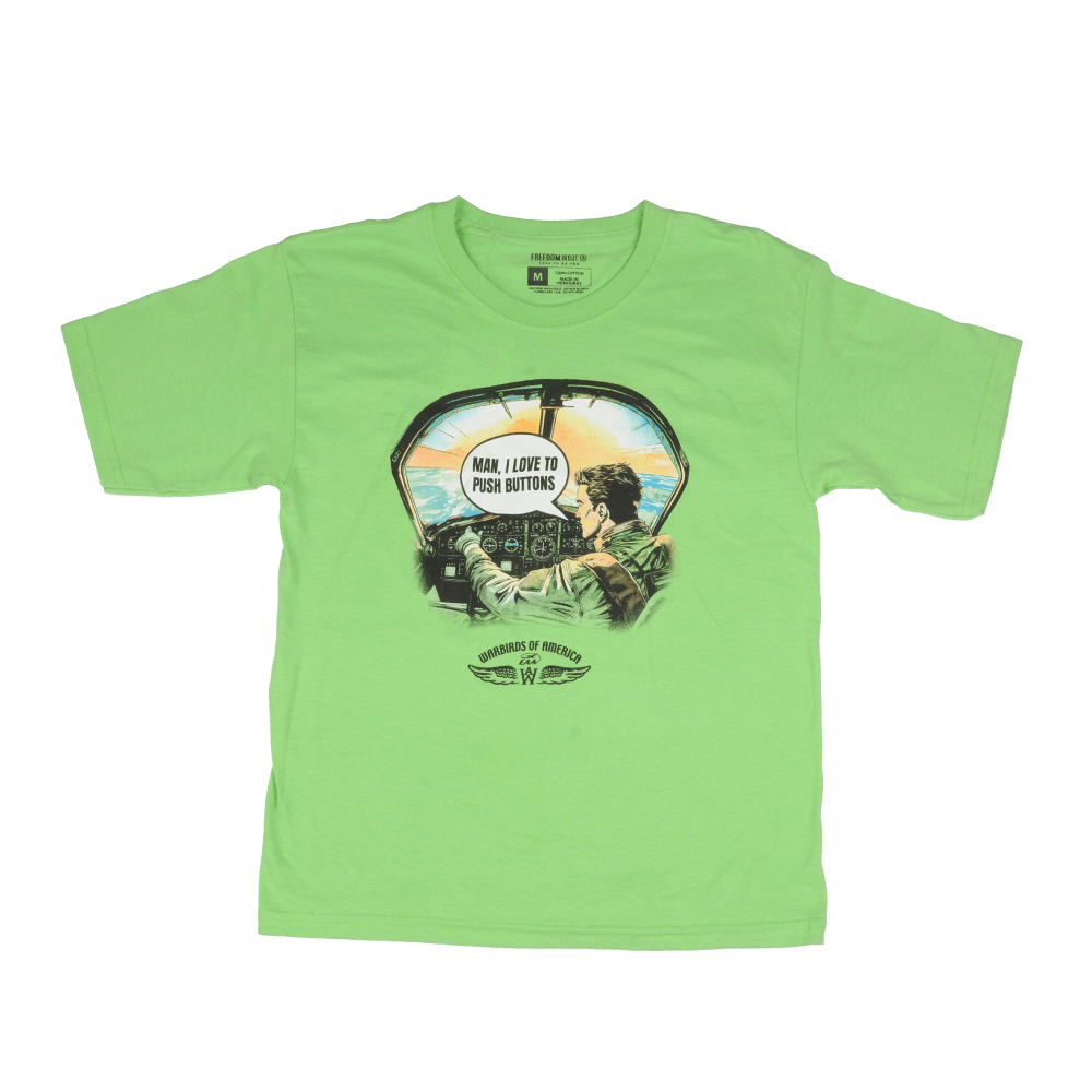 Tshirt Push Buttons-WB – Shop EAA Merchandise