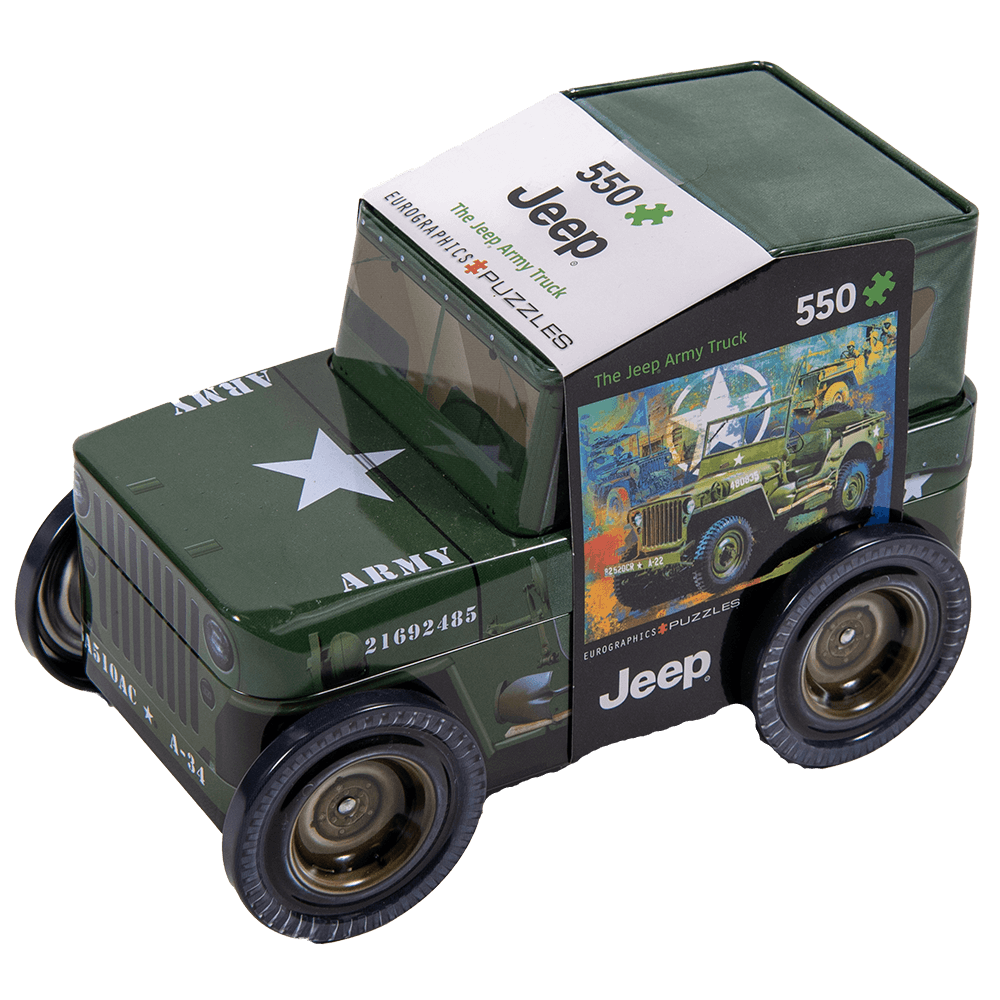 Puzzle Military Jeep Collectible Tin - WB – Shop EAA Merchandise