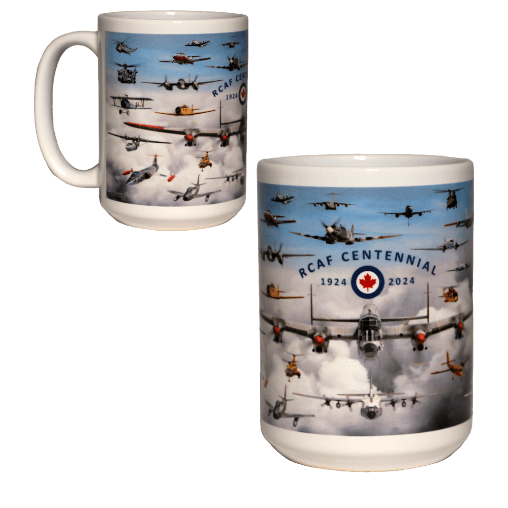 Mug RCAF 100 Legacy Collage Ceramic-WB – Shop EAA Merchandise