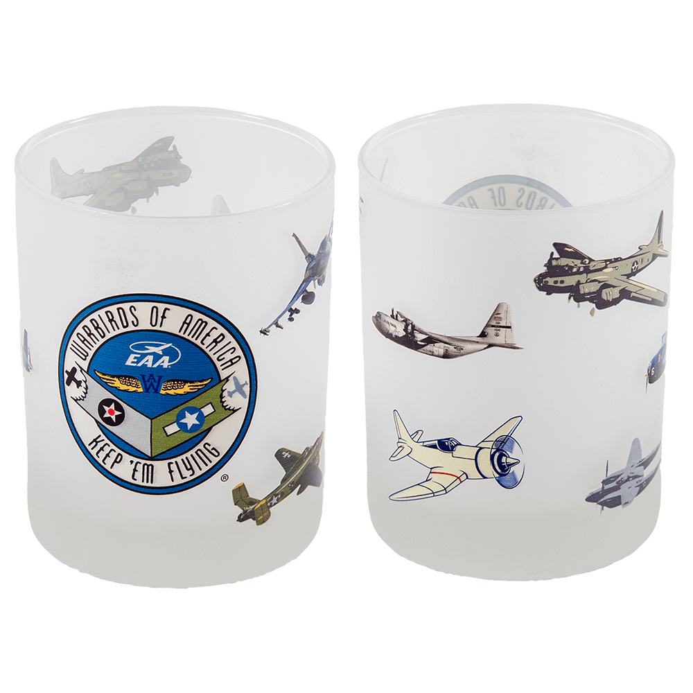 Rocks Glass Airplanes - WB – Shop EAA Merchandise