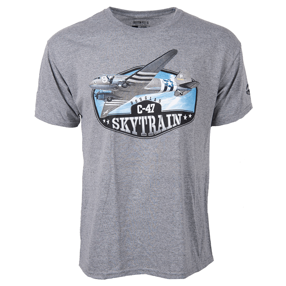 Tshirt C-47 Skytrain Shield - WB – Shop EAA Merchandise