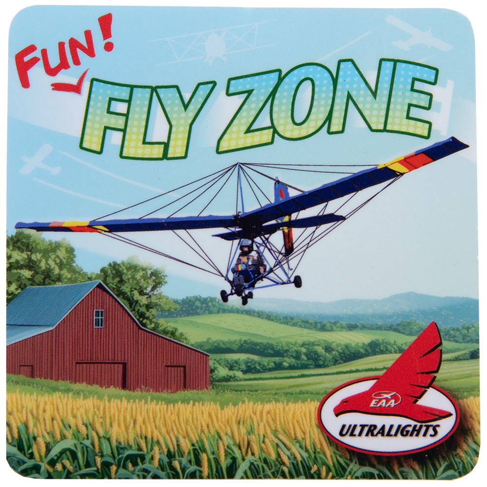 EAA Fun Fly Zone Ultralights Decal – Shop EAA Merchandise
