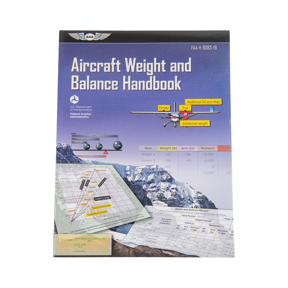 Aircraft Weight and Balance Handbook FAA-H-8083-1B – Shop EAA Merchandise