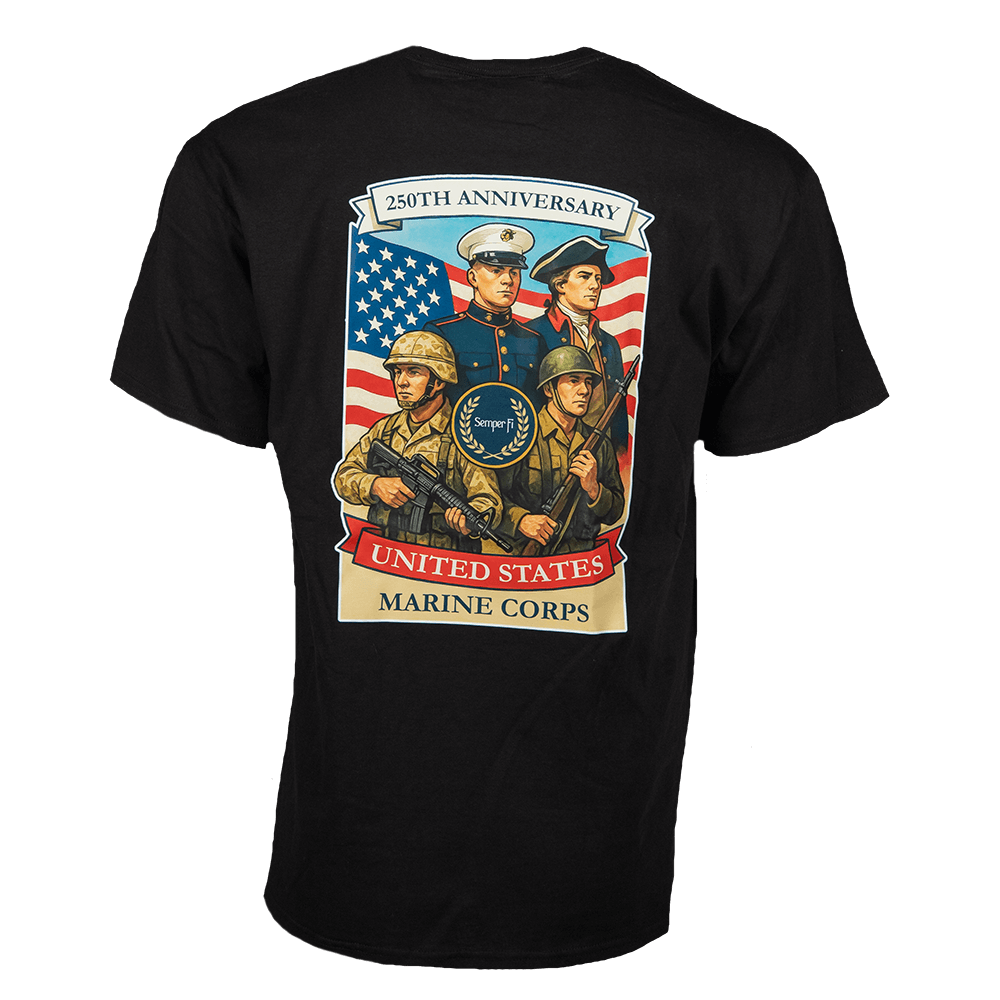 Tshirt US Marine Corps 250th Anniversary-WB – Shop EAA Merchandise