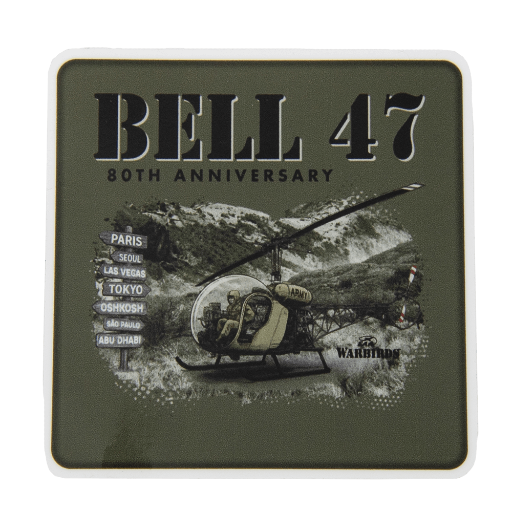 Sticker Bell 47 80th Anniversary-WB – Shop EAA Merchandise