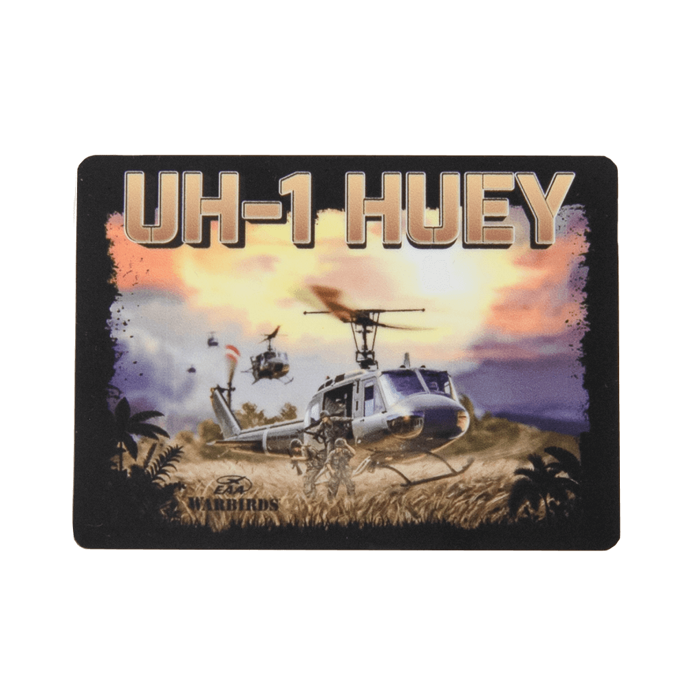Sticker UH-1 Huey Vietnam-WB – Shop EAA Merchandise
