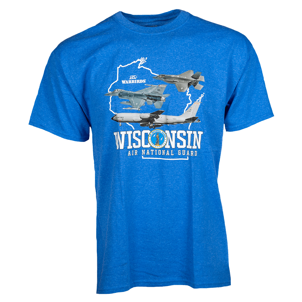 Tshirt Wisconsin Air National Guard-WB – Shop EAA Merchandise