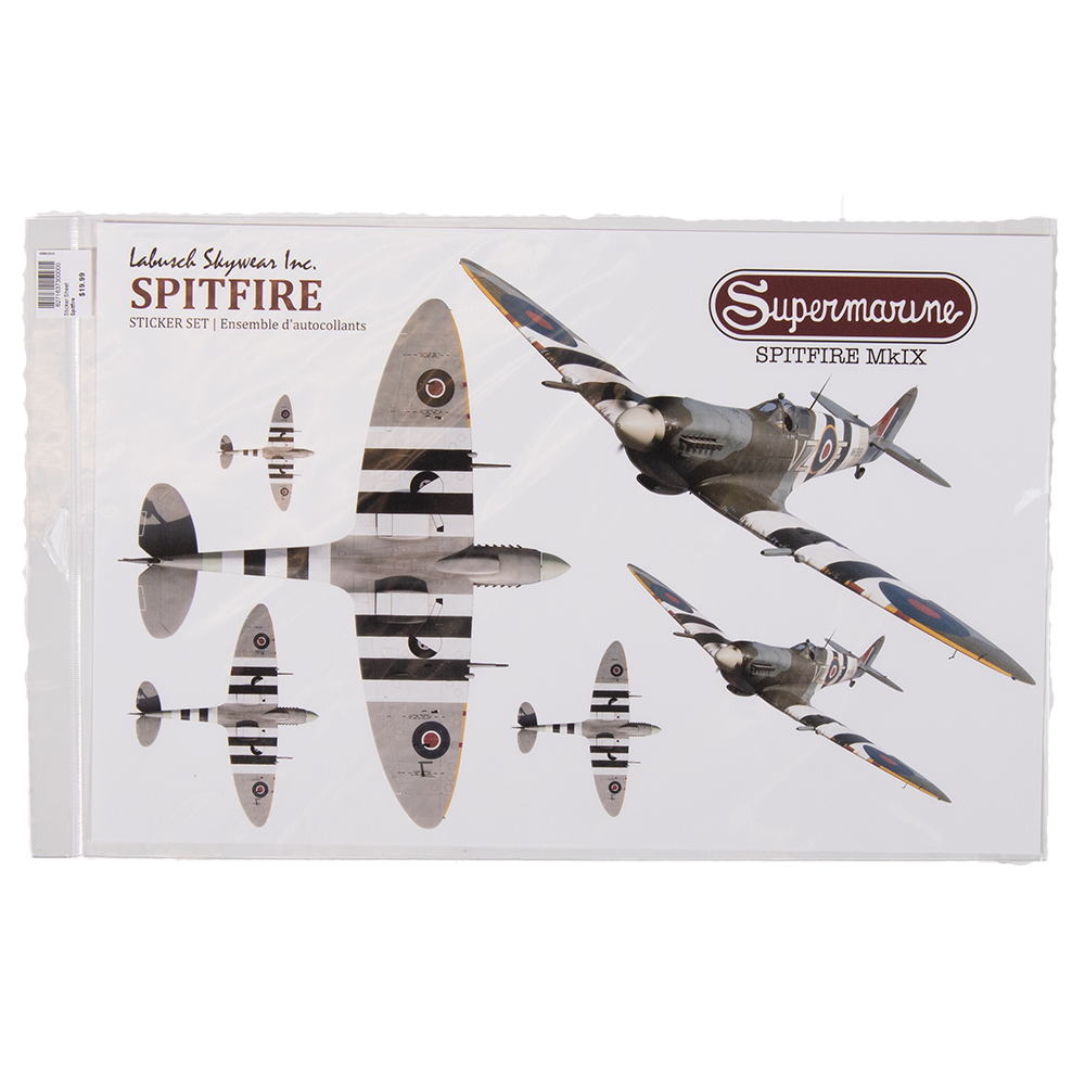 Spitfire Sticker Sheet – Shop EAA Merchandise