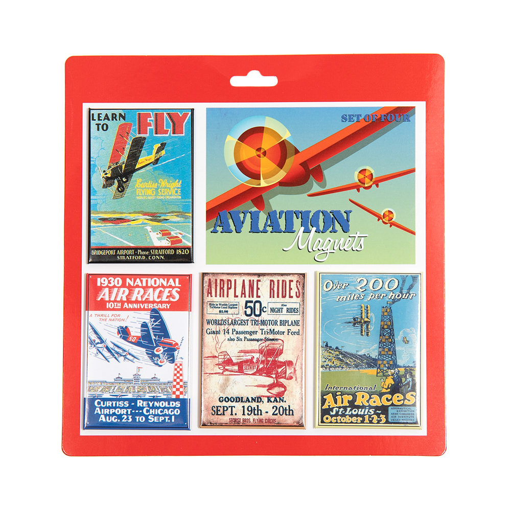 Vintage Aviation Advertisement Sign Magnets – Shop EAA Merchandise
