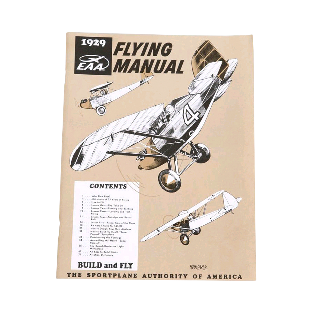 1929 EAA Flying and Glider Manual – Shop EAA Merchandise