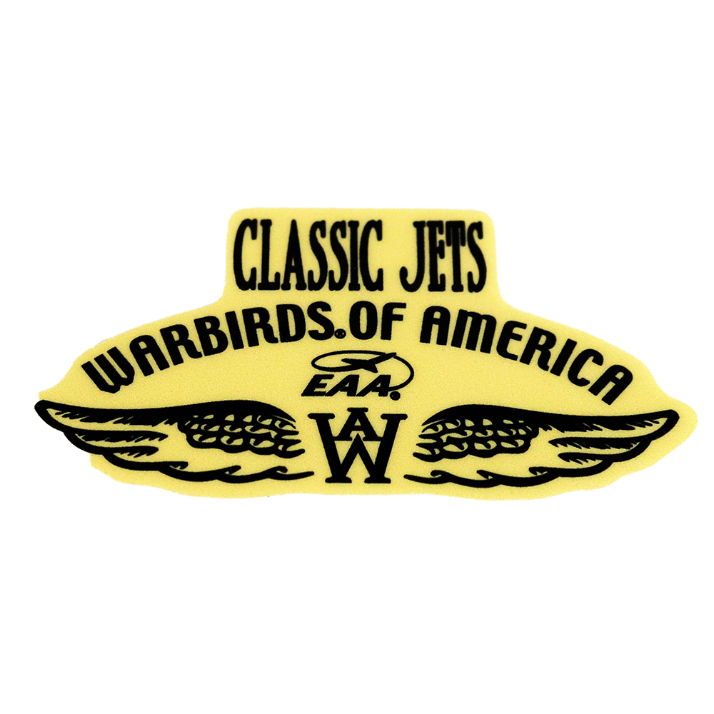 Classic Jets Sticker – Shop EAA Merchandise