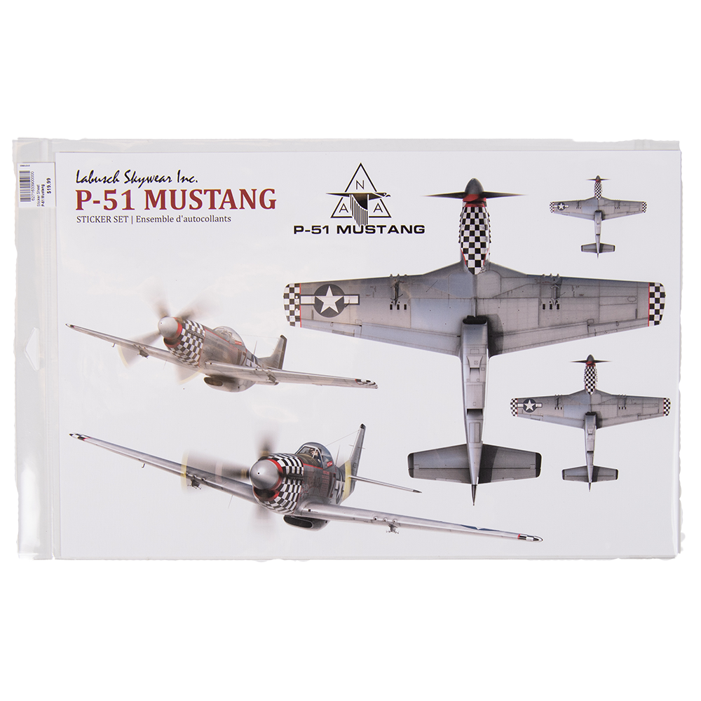 P-51 Mustang Sticker Sheet – Shop EAA Merchandise