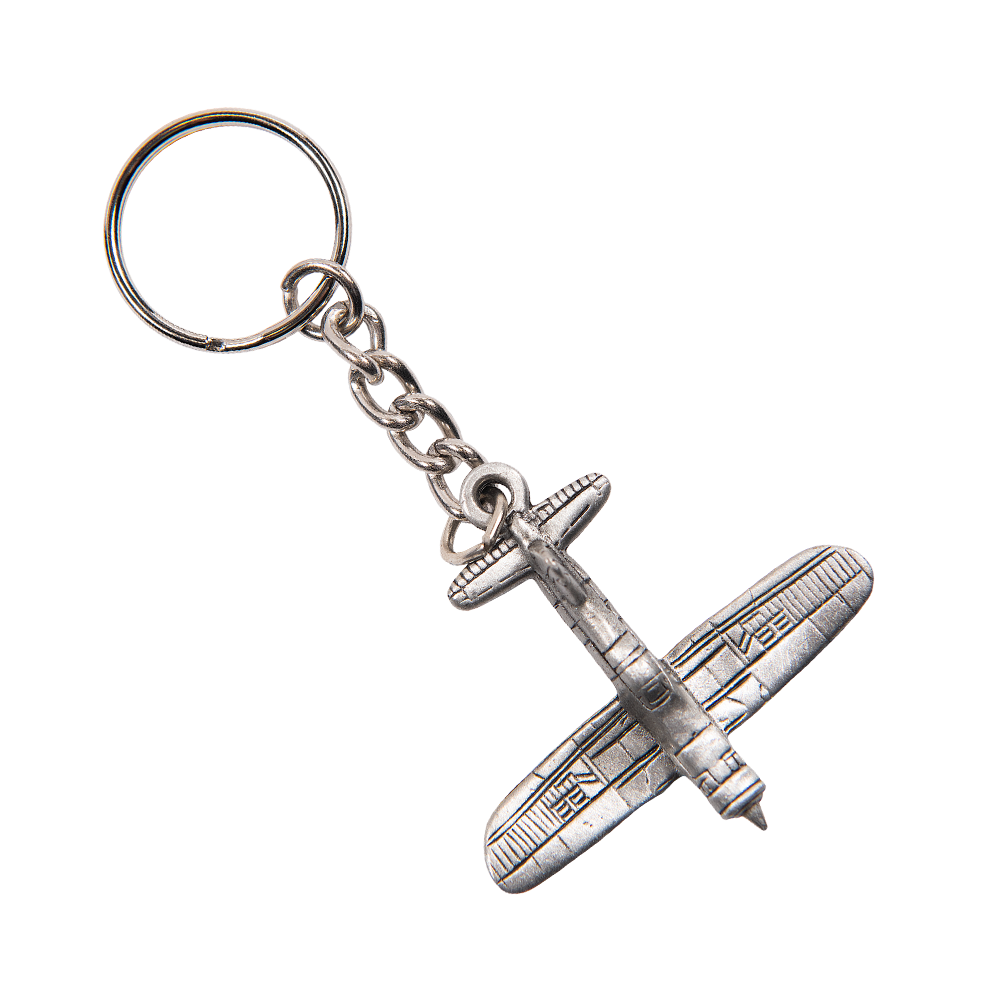 F4U Corsair Pewter Keychain – Shop EAA Merchandise