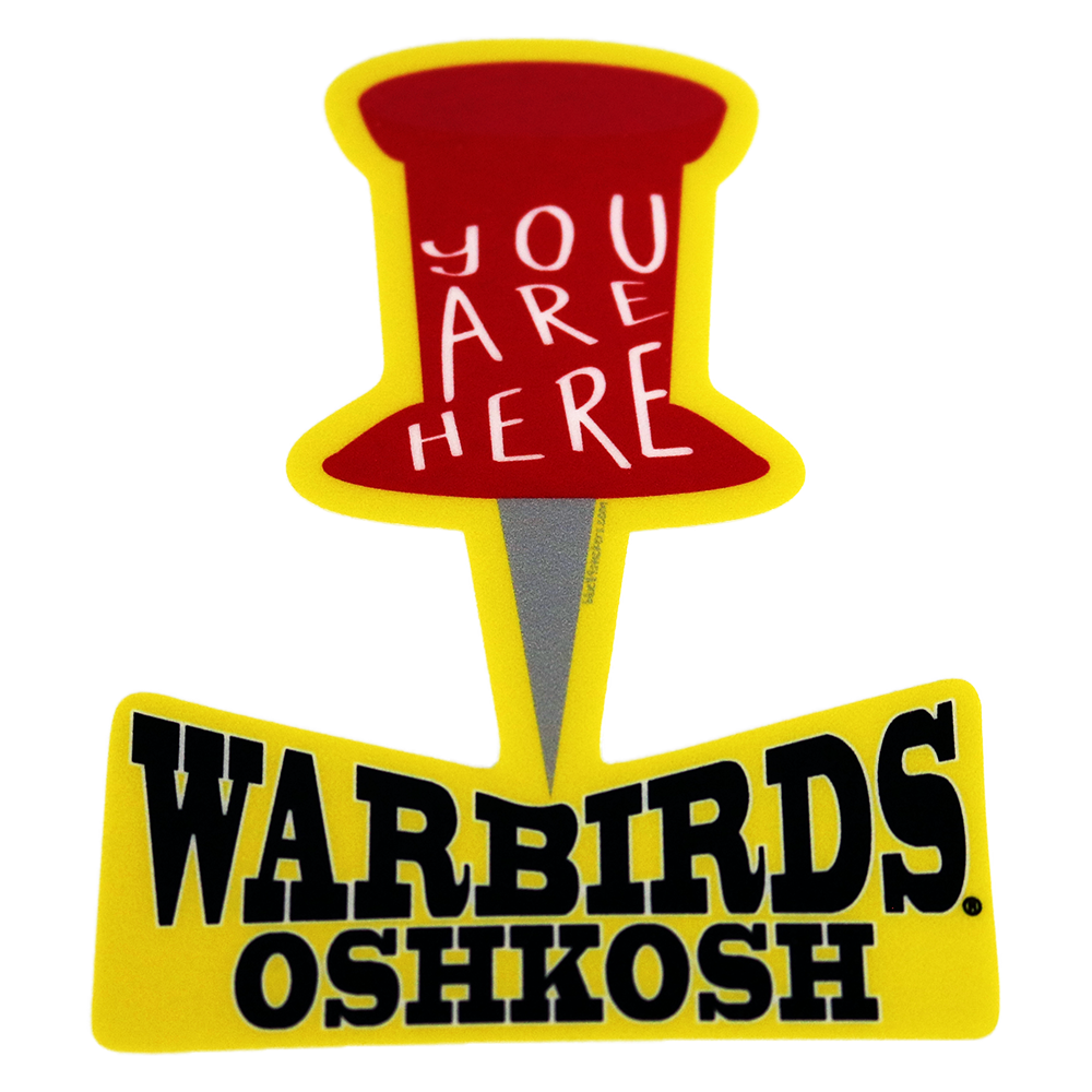 You Are Here Sticker – Shop EAA Merchandise