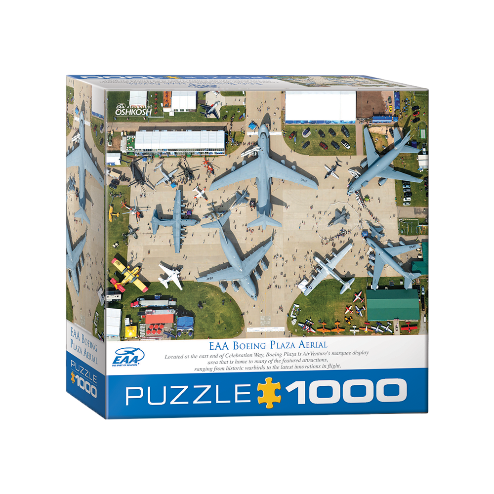 EAA Boeing Plaza Aerial View 1000-Piece Puzzle – Shop EAA Merchandise