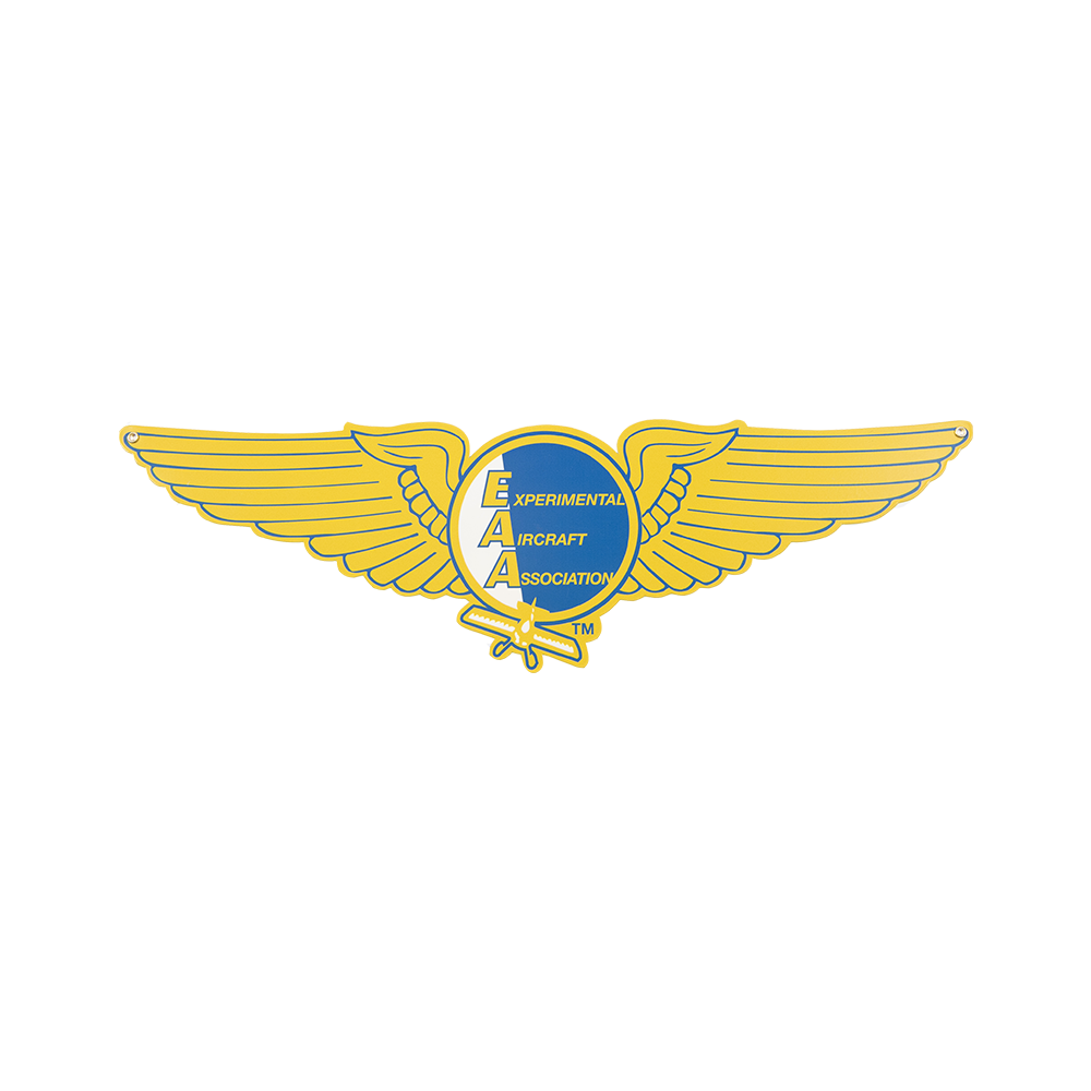 EAA Heritage Wing Metal Sign – Shop EAA Merchandise